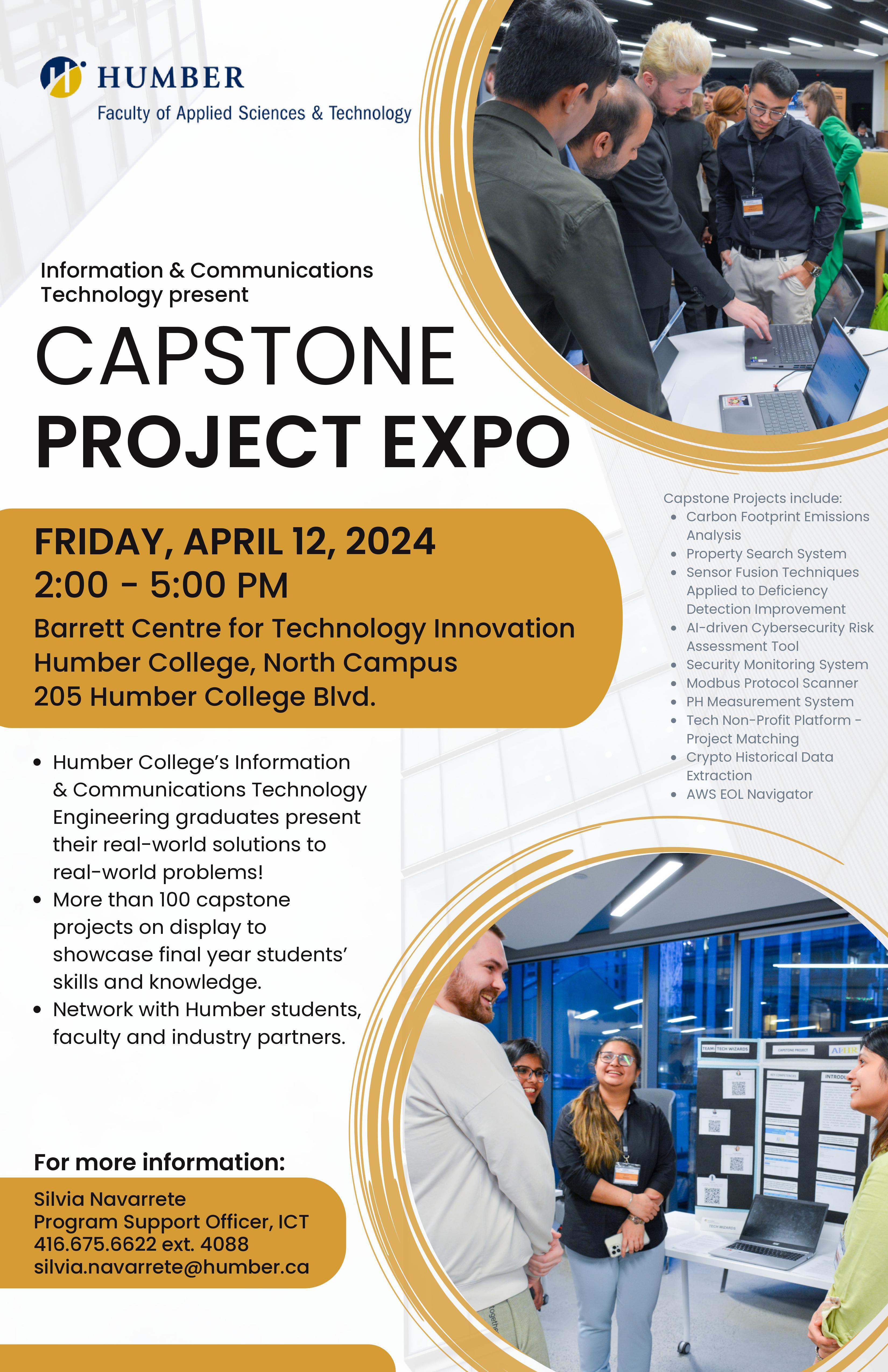 Information Technology Cluster - Tech Capstone Showcase Expo | Humber Communiqué